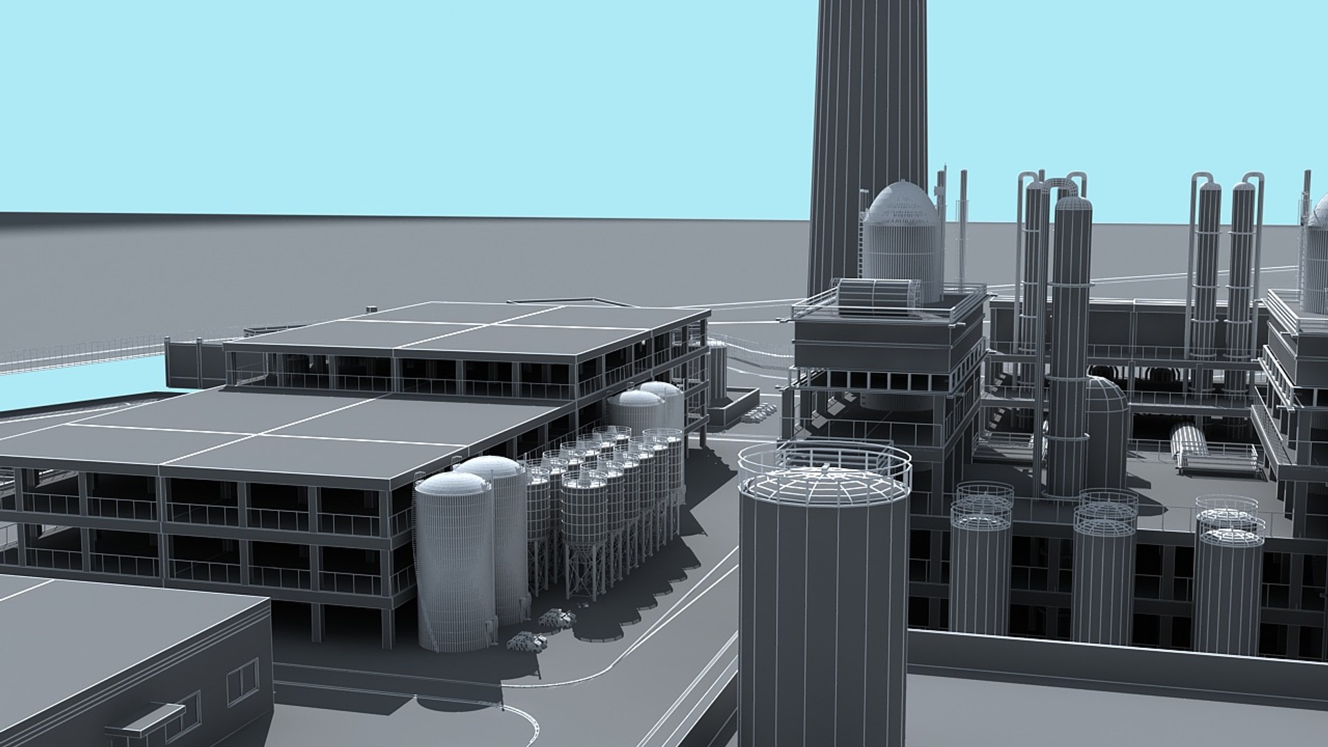 Factory 5 3D - TurboSquid 2072626