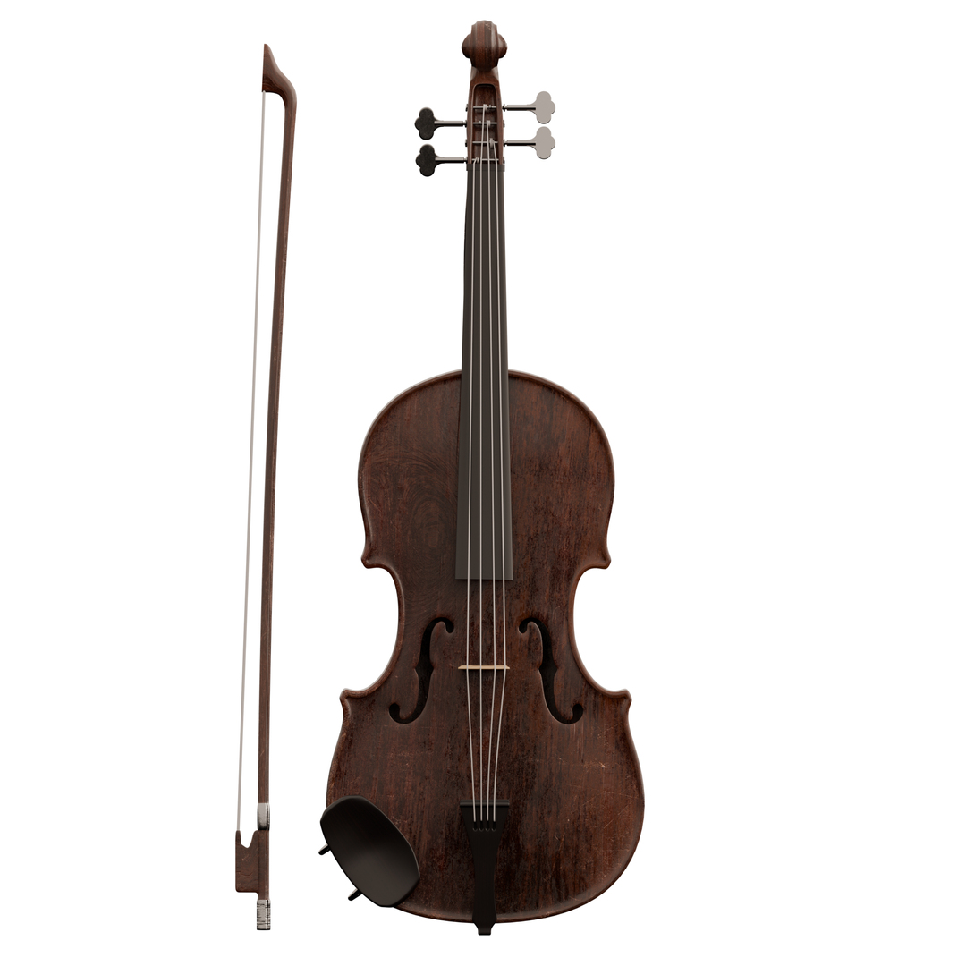 Violin PBR 3D Model - TurboSquid 2366950