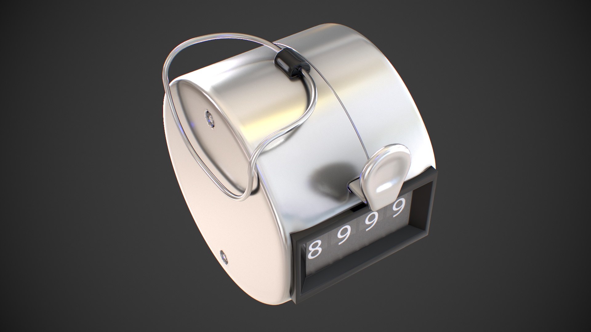 3D Hand Tally Counter model - TurboSquid 2100210