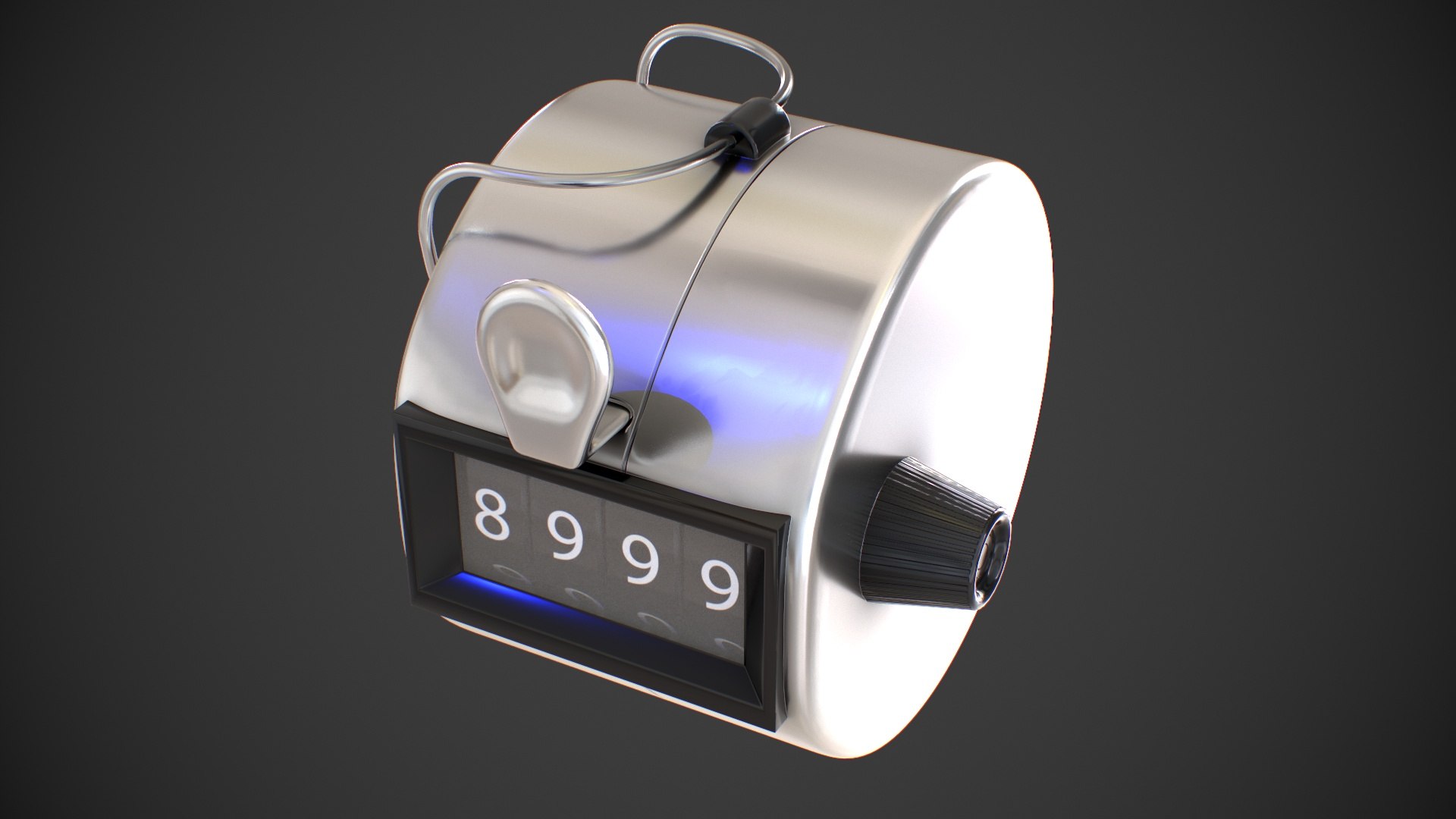 3D Hand Tally Counter model - TurboSquid 2100210
