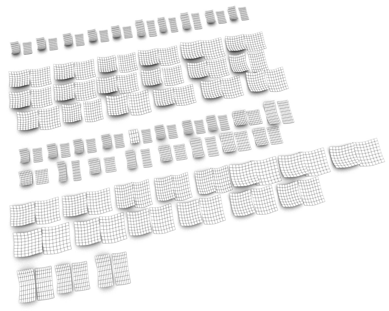 3d Realistic Fall Leaves Scattered Model