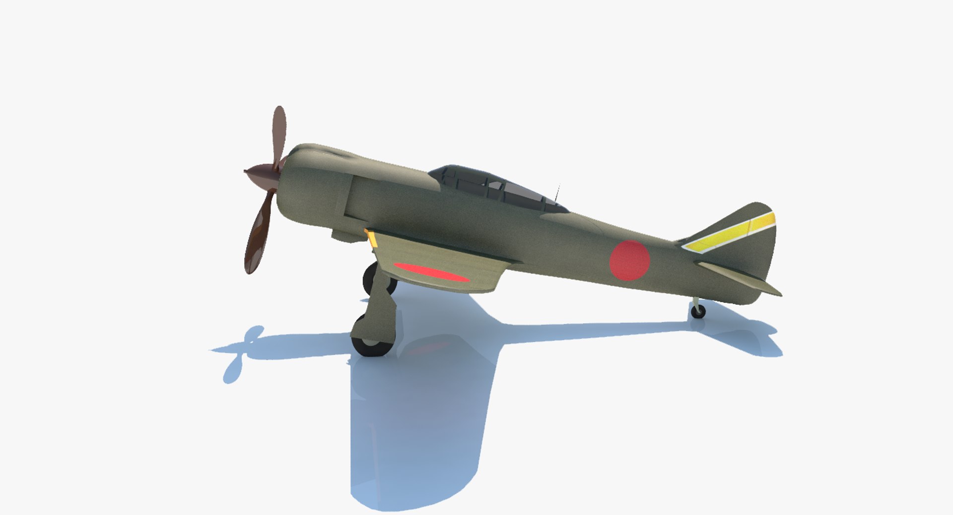 Ki-100 Japan Ww2 3D - TurboSquid 1323236