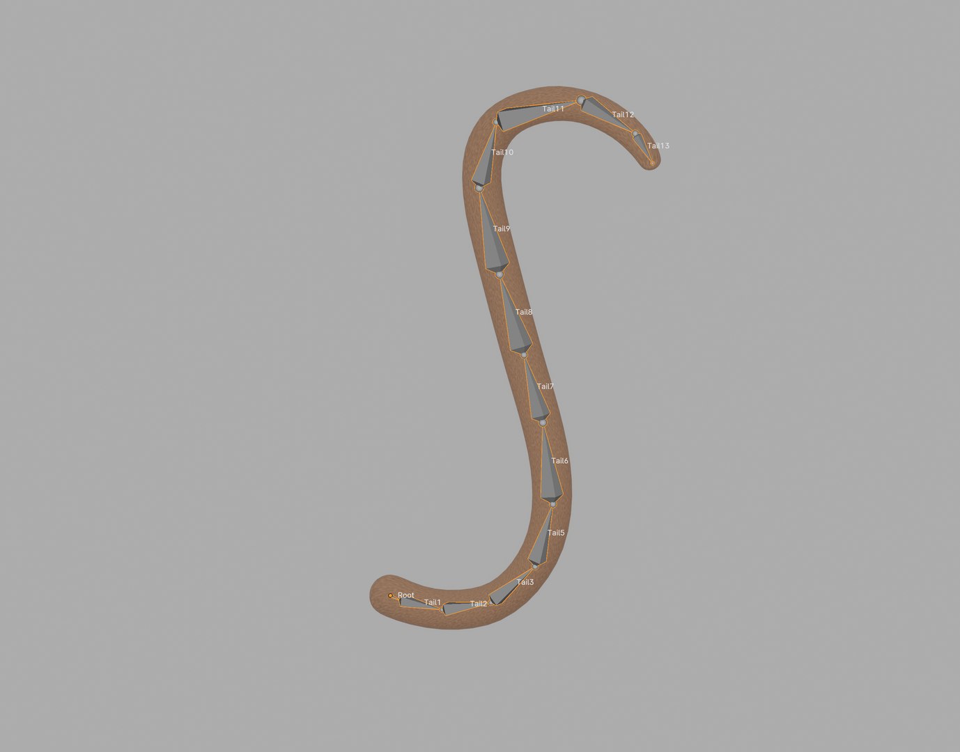 Monkey Tail 3D Model - TurboSquid 2197890