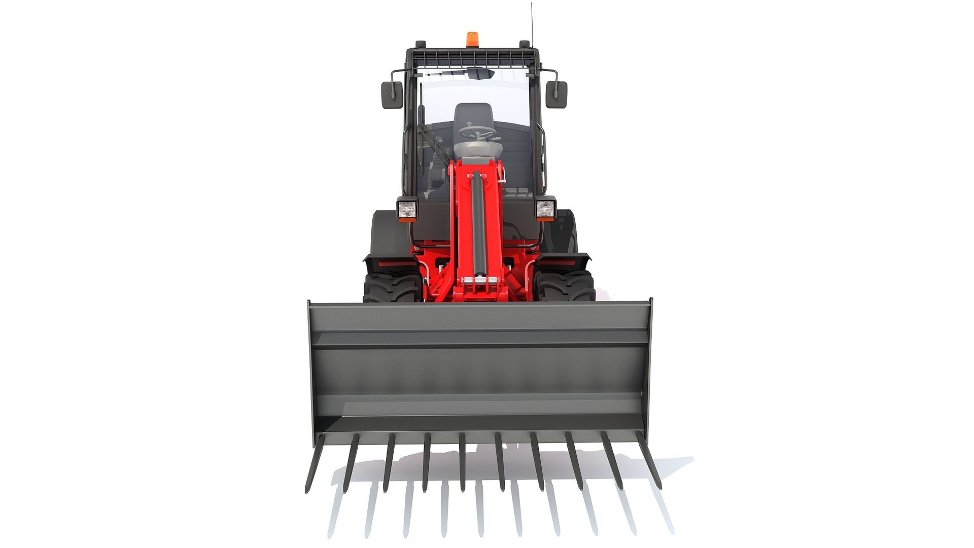 3D Grab Bucket Telehandler Model - TurboSquid 1733598