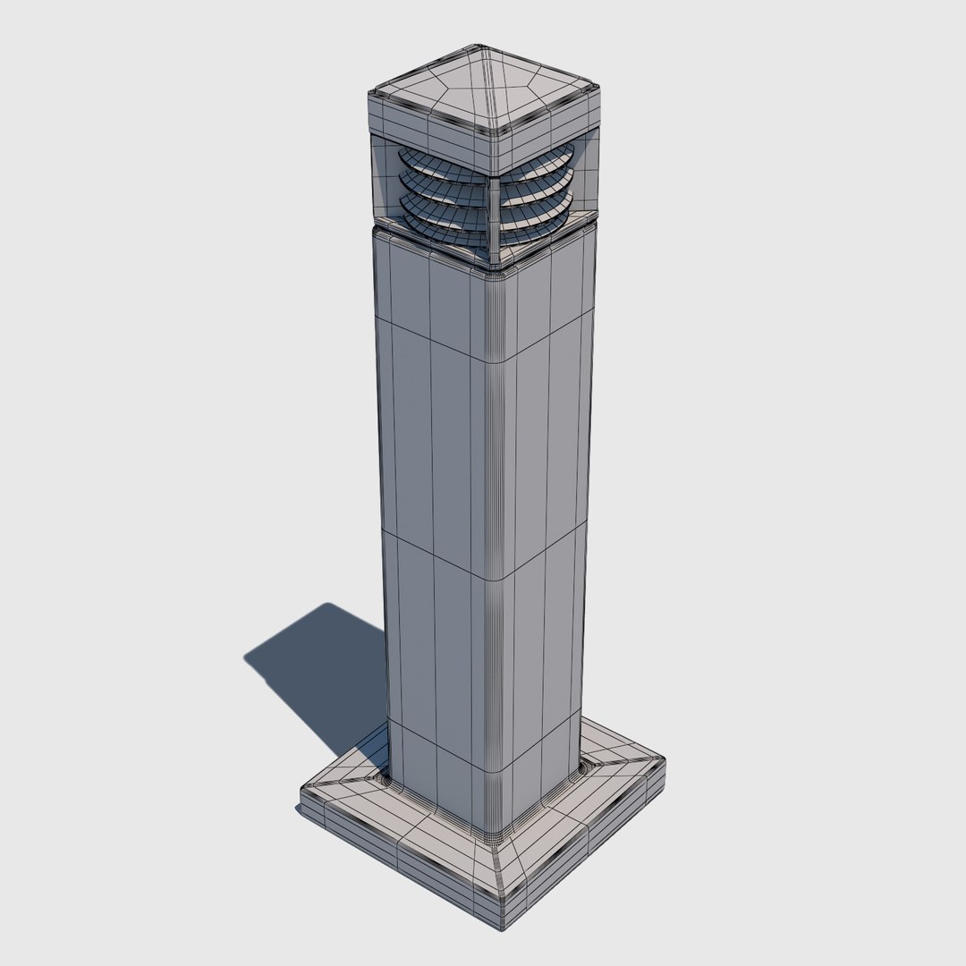 3D Bollard Light Scan Model - TurboSquid 1173910