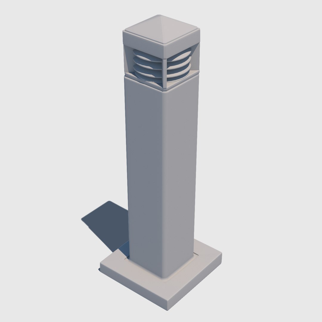 3D Bollard Light Scan Model - TurboSquid 1173910