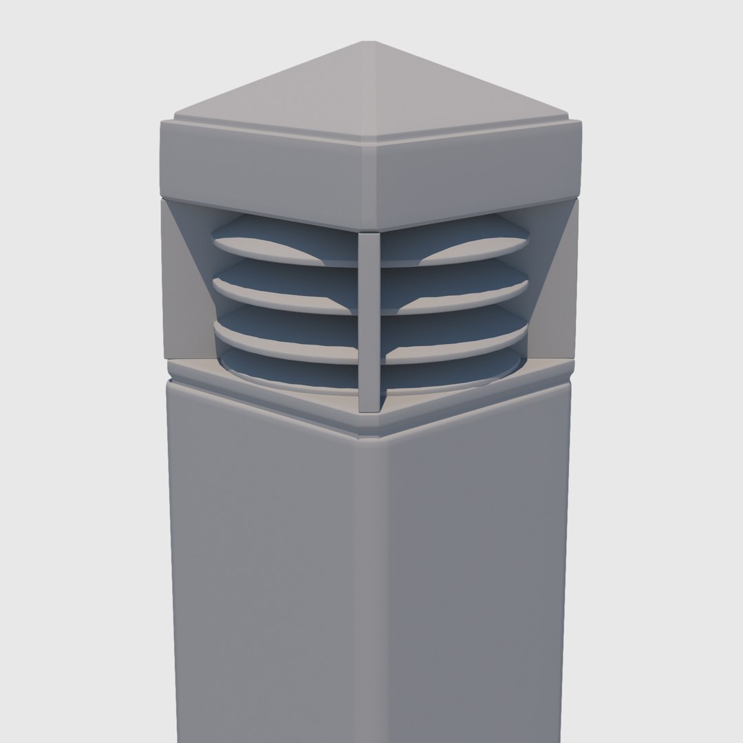 3D Bollard Light Scan Model - TurboSquid 1173910
