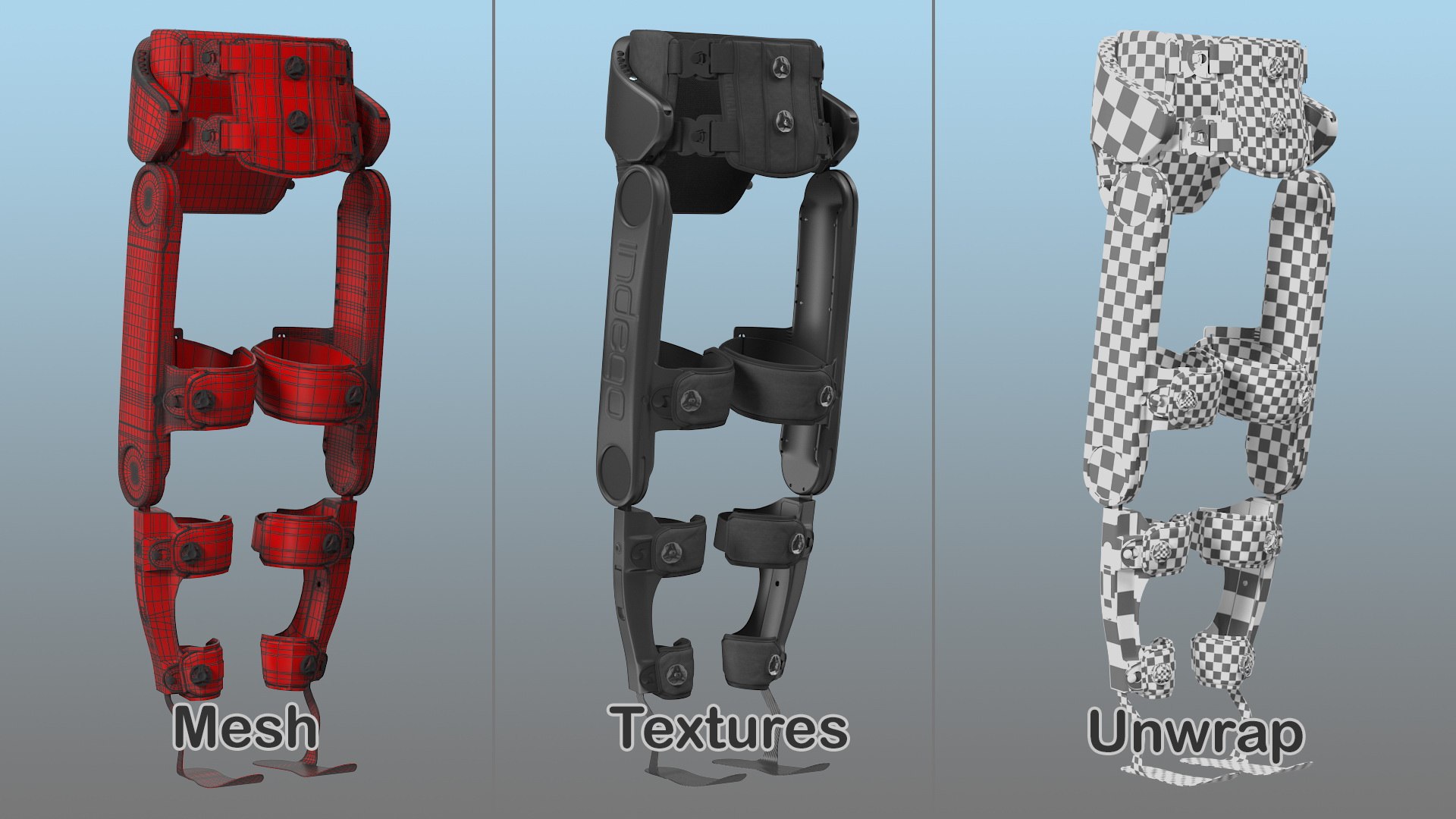 Rehabilitation Exoskeleton Indego Model - TurboSquid 1434541