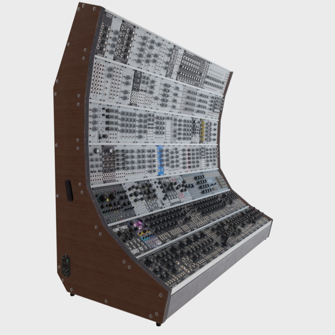 3D Eurorack Modular Synthesizer System Model - TurboSquid 2228378