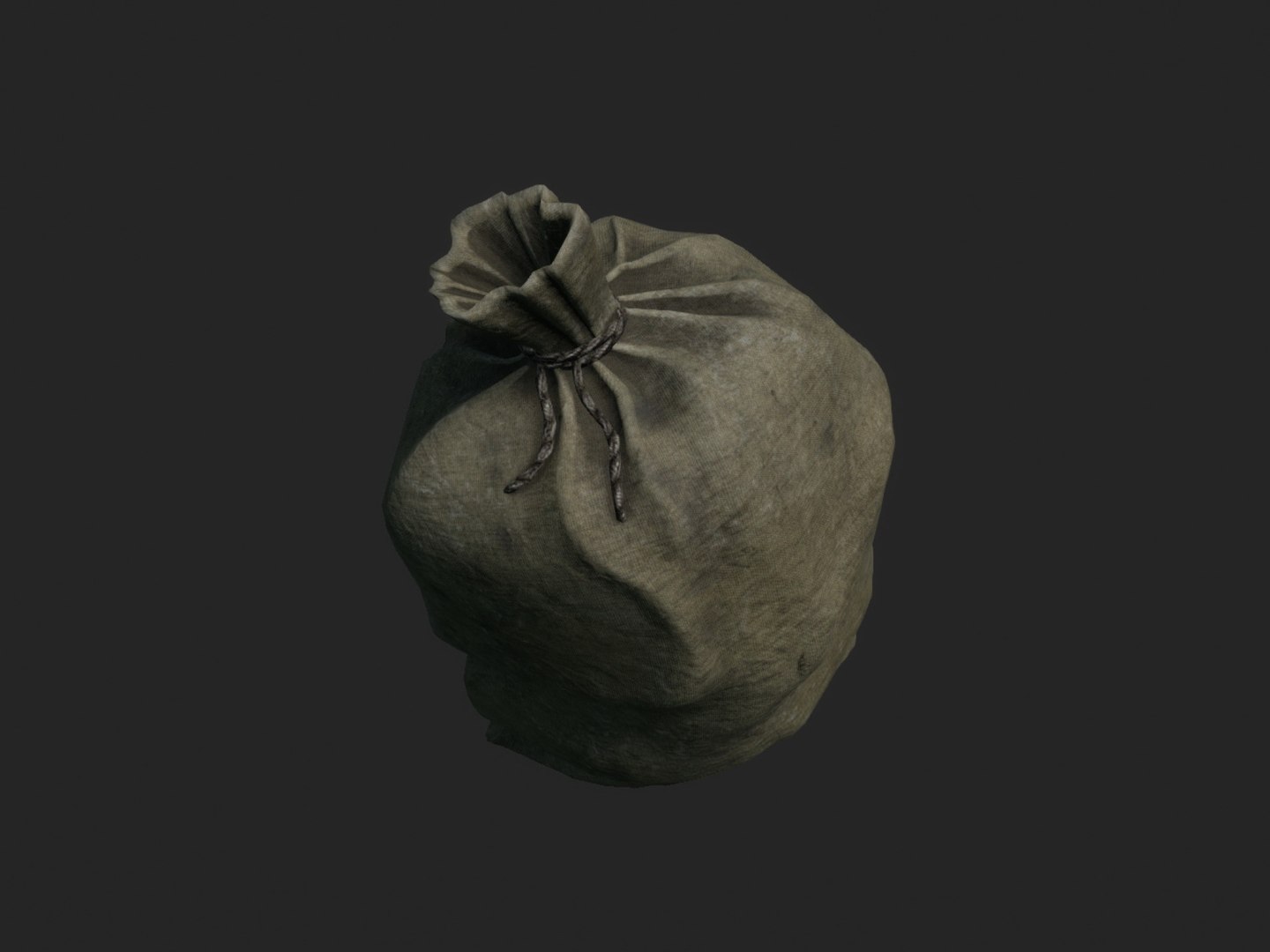 Sack Medieval 3D - TurboSquid 1480242