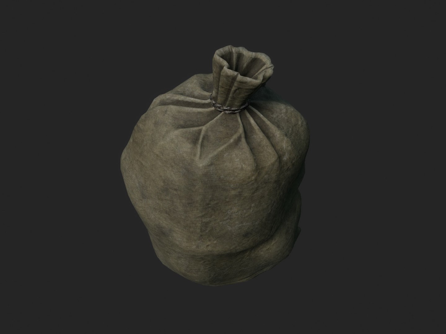 Sack Medieval 3D - TurboSquid 1480242