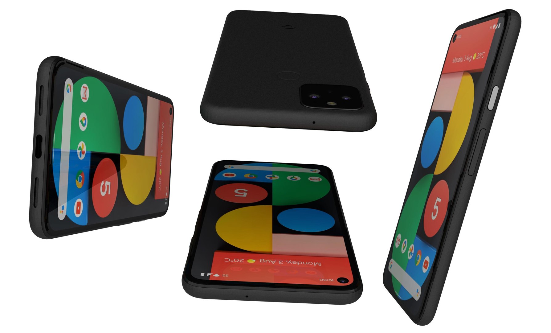 3D Model Google Pixel 5 Just - TurboSquid 1631692