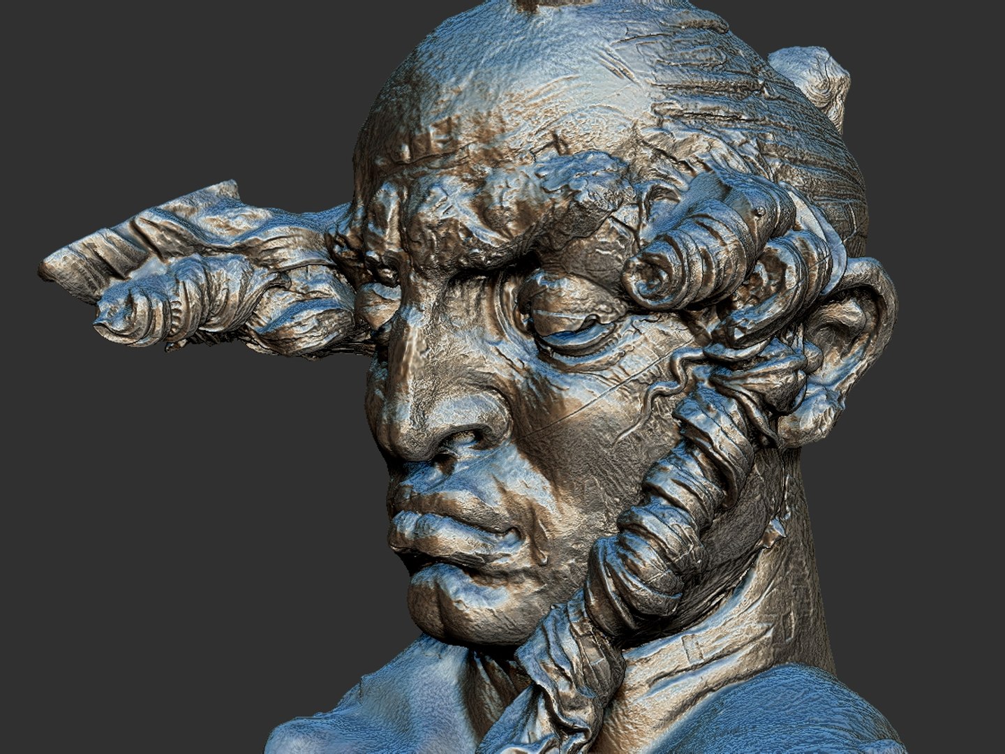 Angel S Head Monument 3D Model - TurboSquid 1484207