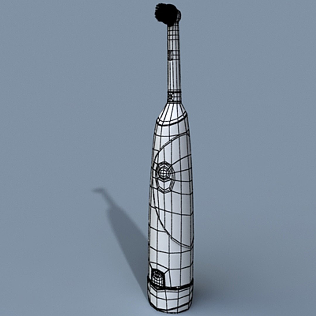 Toothbrush Geometry Modeled 3d 3ds