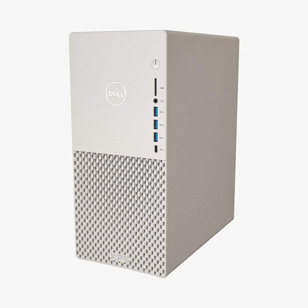 Dell XPS 8940 Desktop White 3D - TurboSquid 2069329