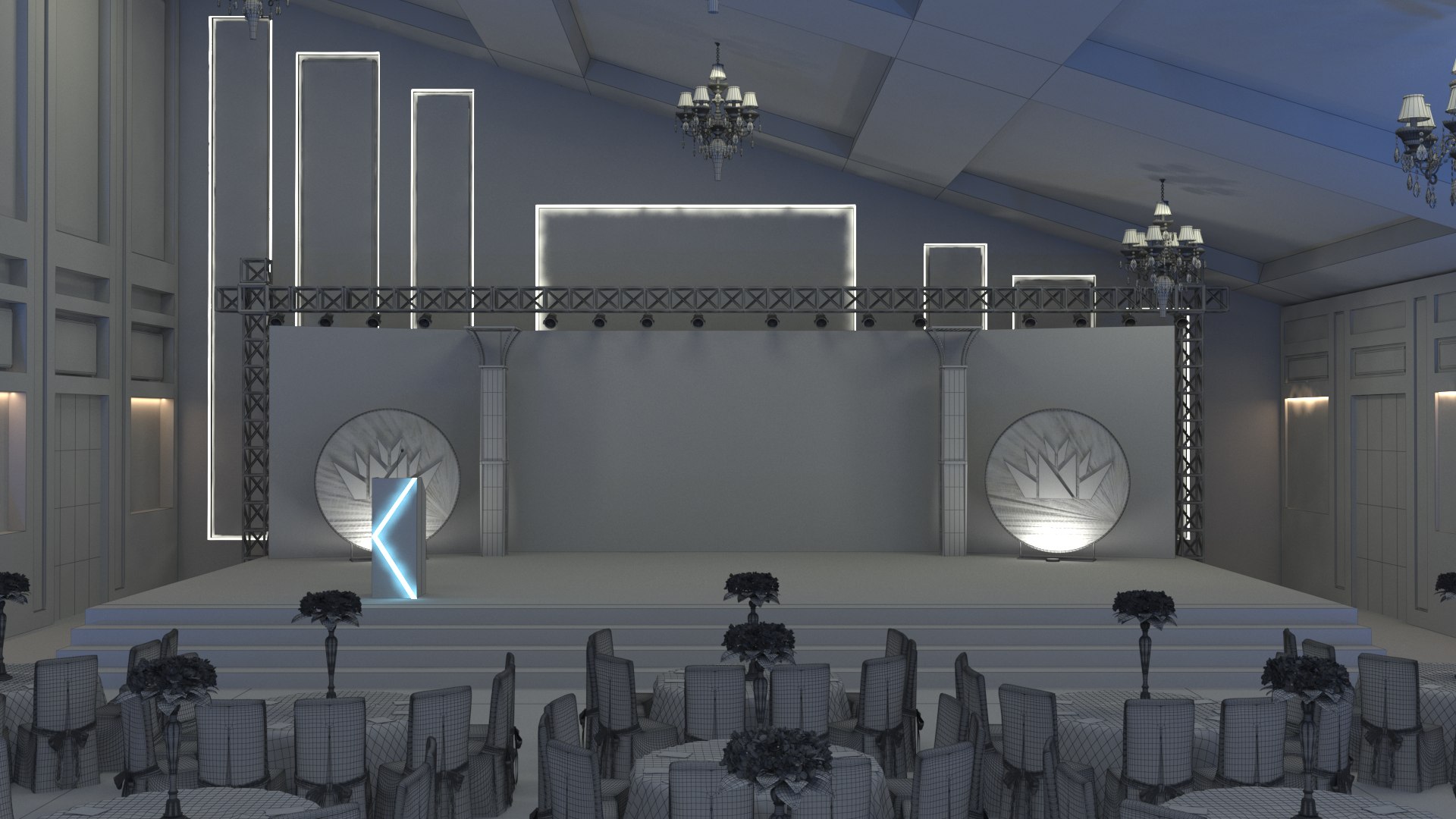 3d Event Setup 3D Model - TurboSquid 2031804