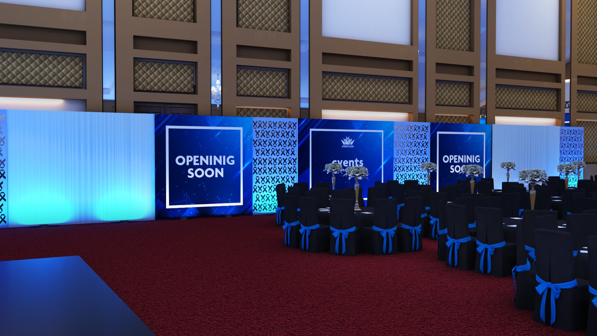 3d Event Setup 3D Model - TurboSquid 2031804