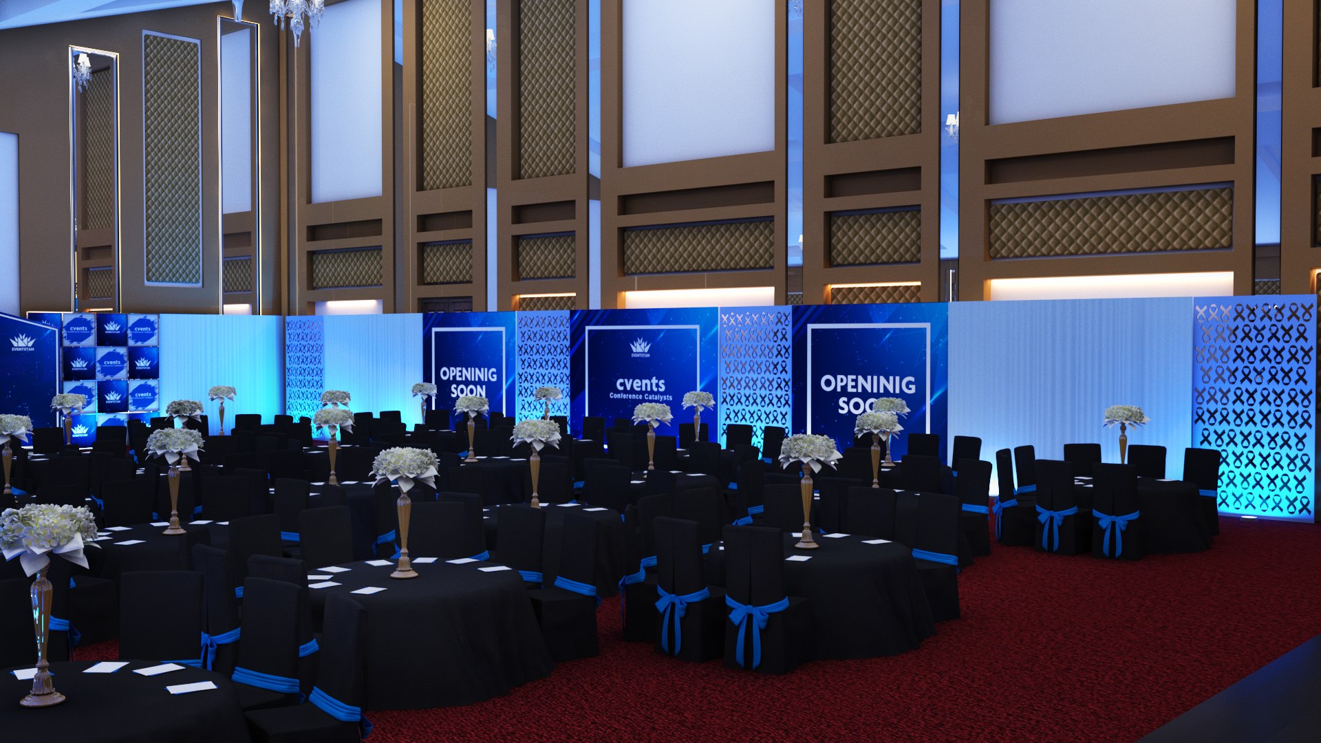 3d Event Setup 3D Model - TurboSquid 2031804