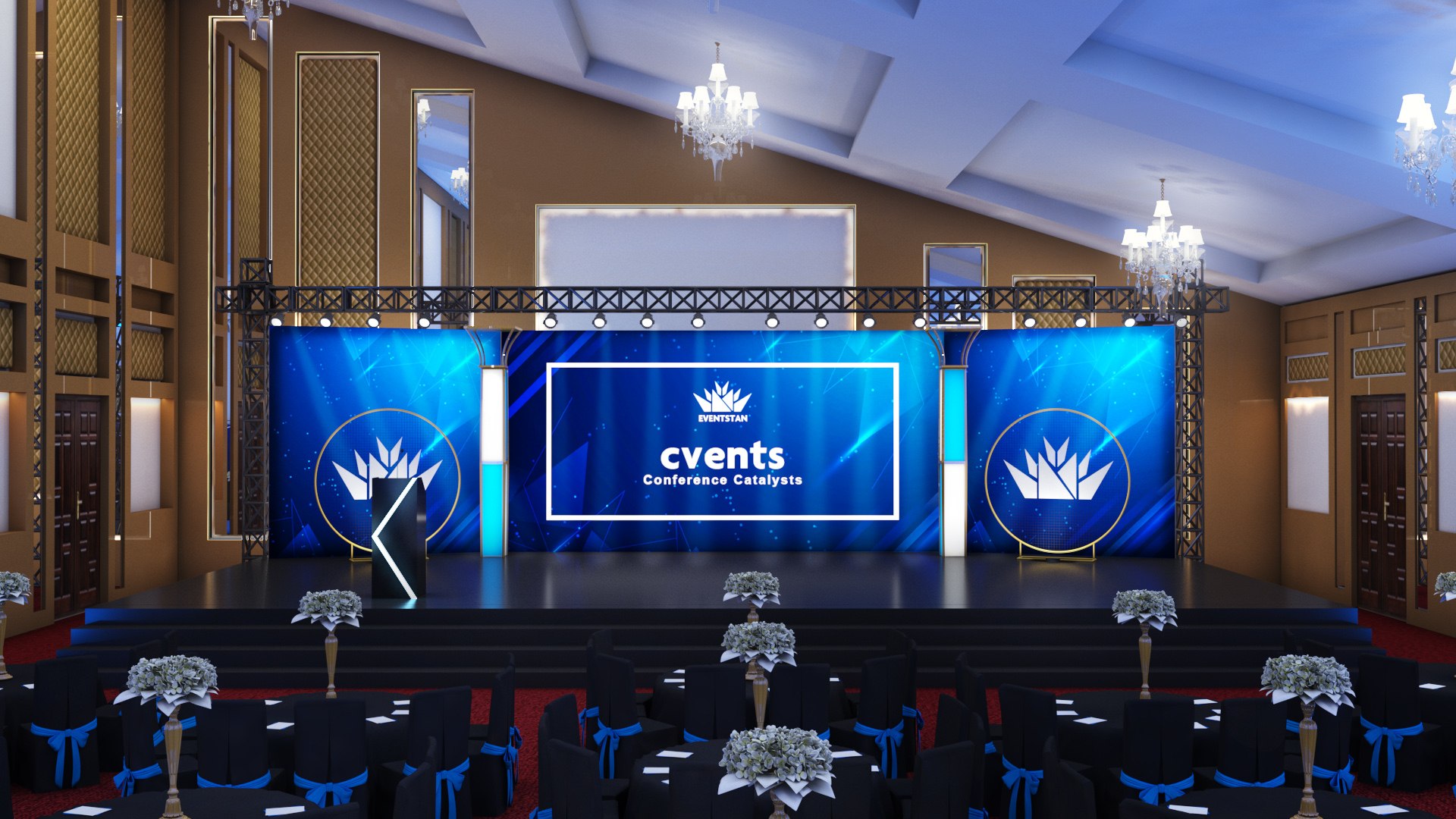 3d Event Setup 3D Model - TurboSquid 2031804