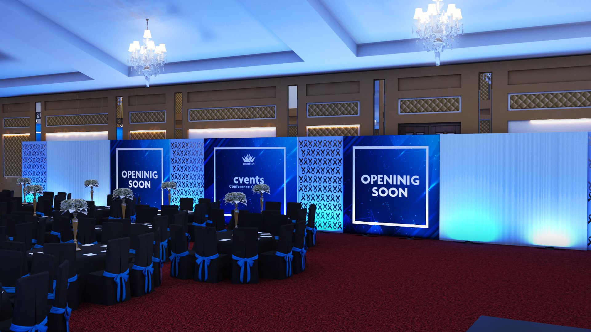 3d Event Setup 3D Model - TurboSquid 2031804