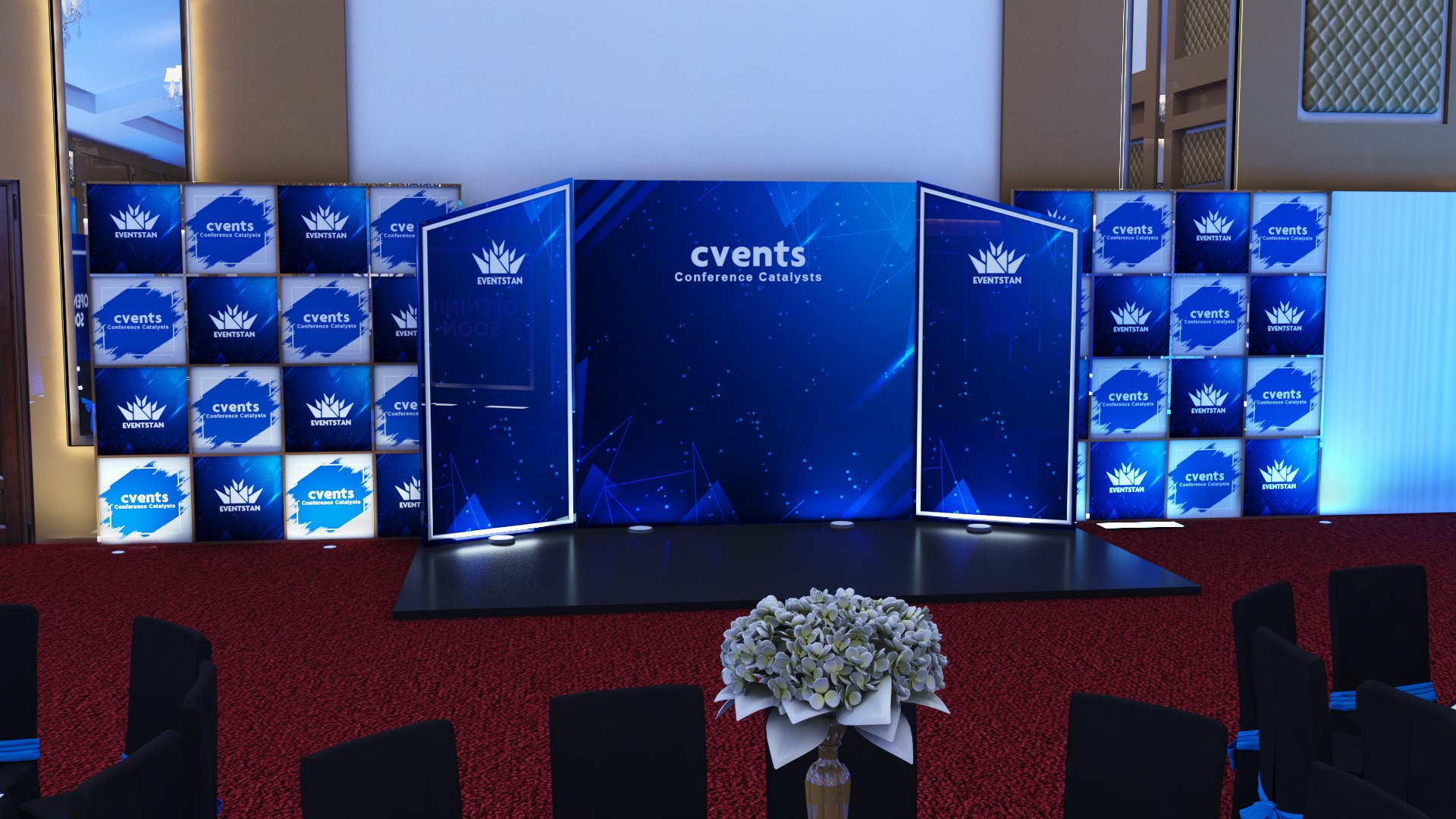 3d Event Setup 3D Model - TurboSquid 2031804