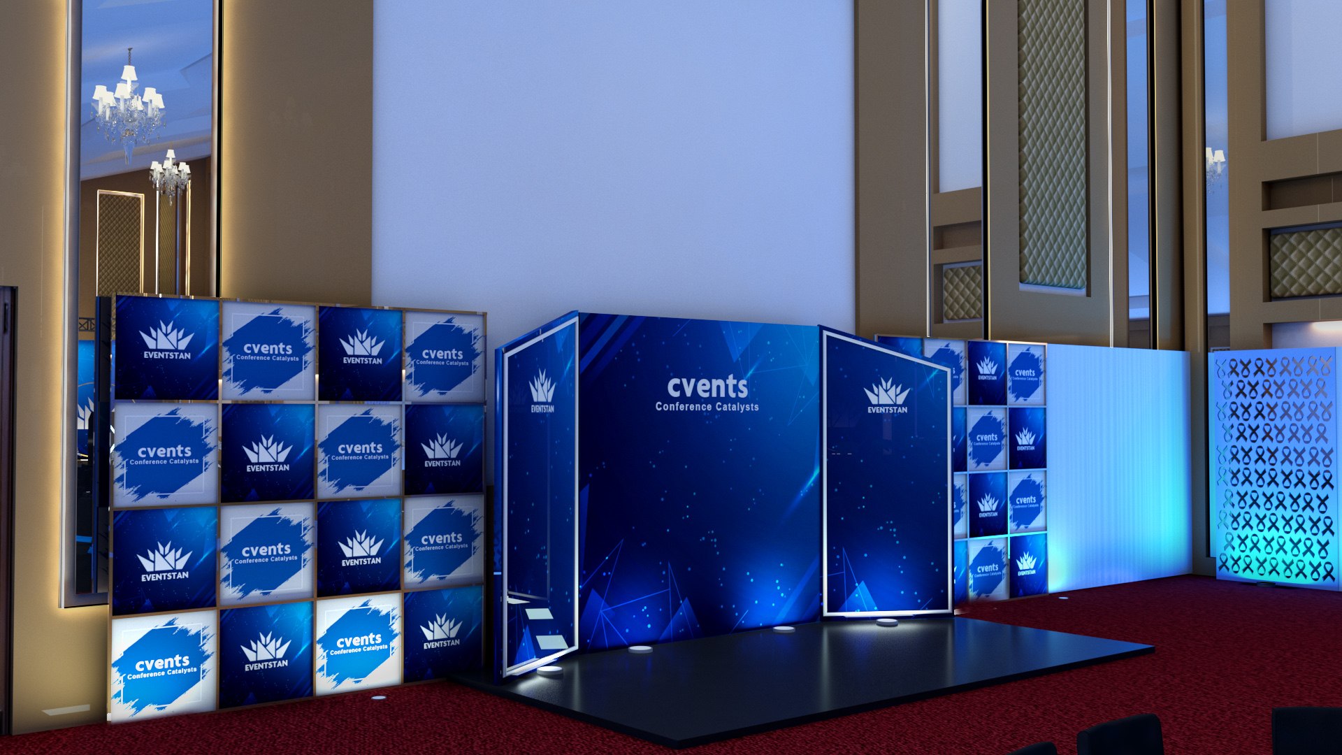 3d Event Setup 3D Model - TurboSquid 2031804