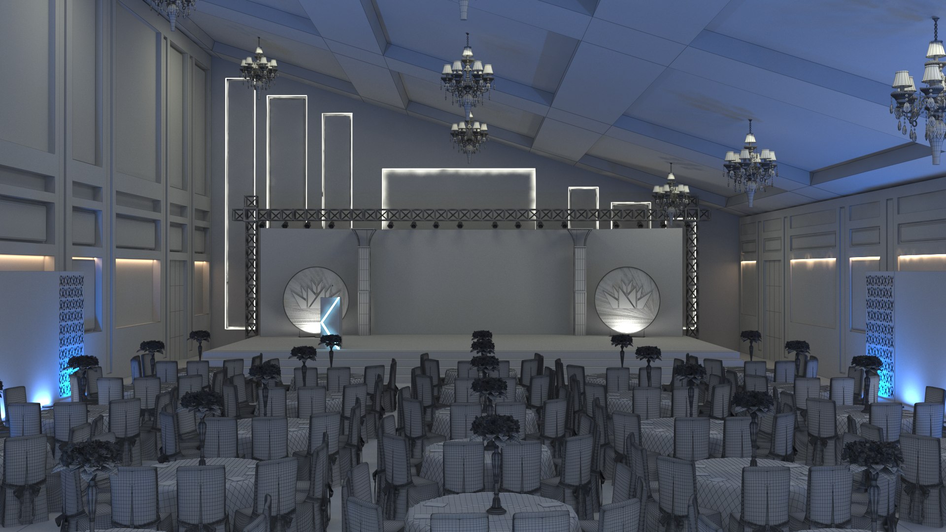 3d Event Setup 3D Model - TurboSquid 2031804