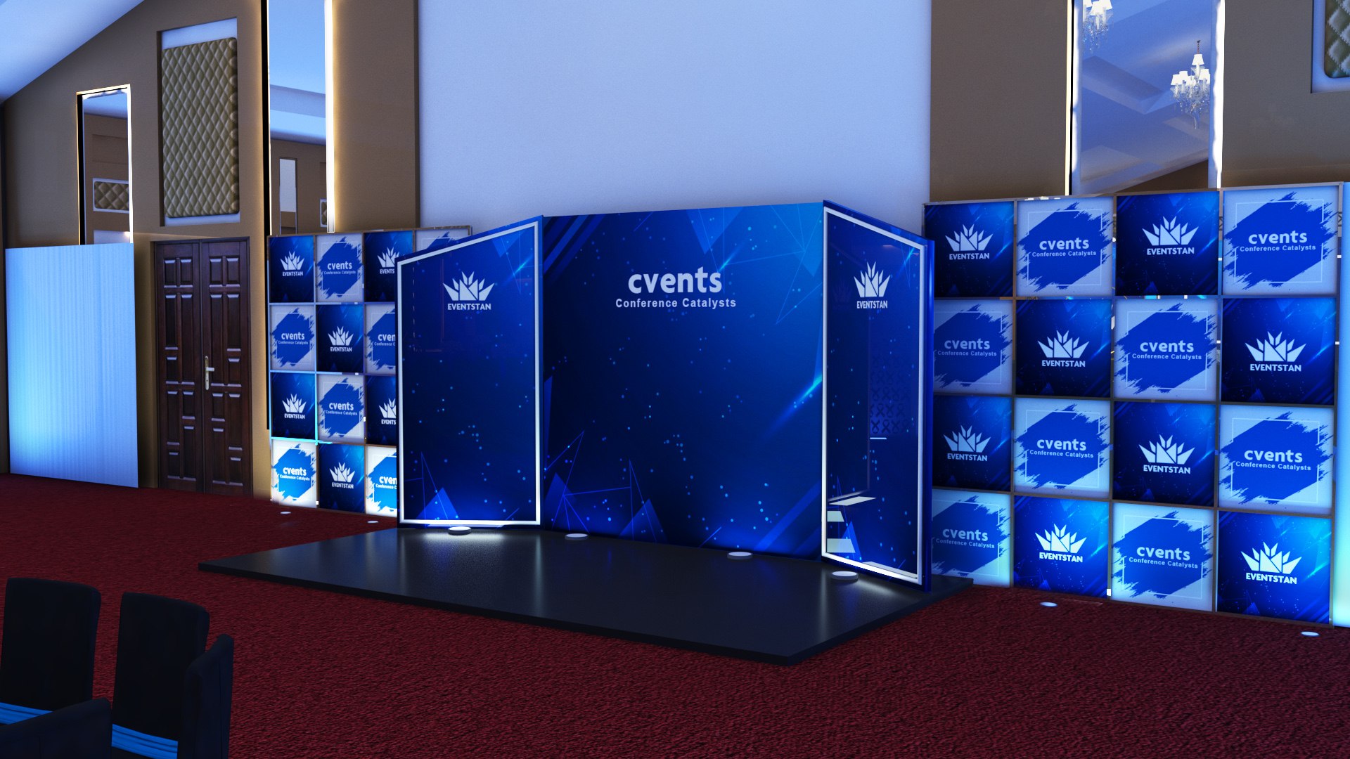 3d Event Setup 3D Model - TurboSquid 2031804