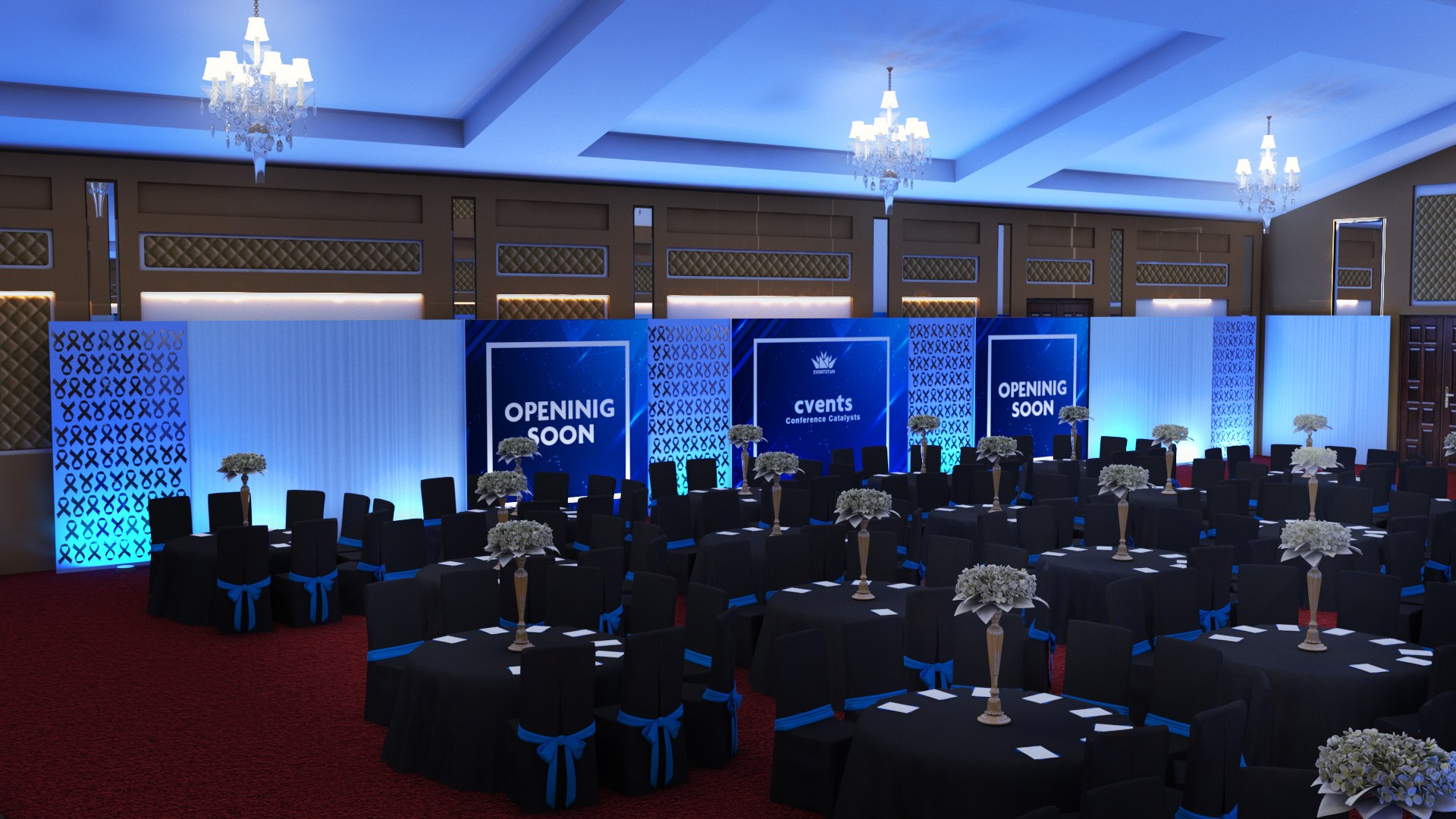 3d Event Setup 3D Model - TurboSquid 2031804