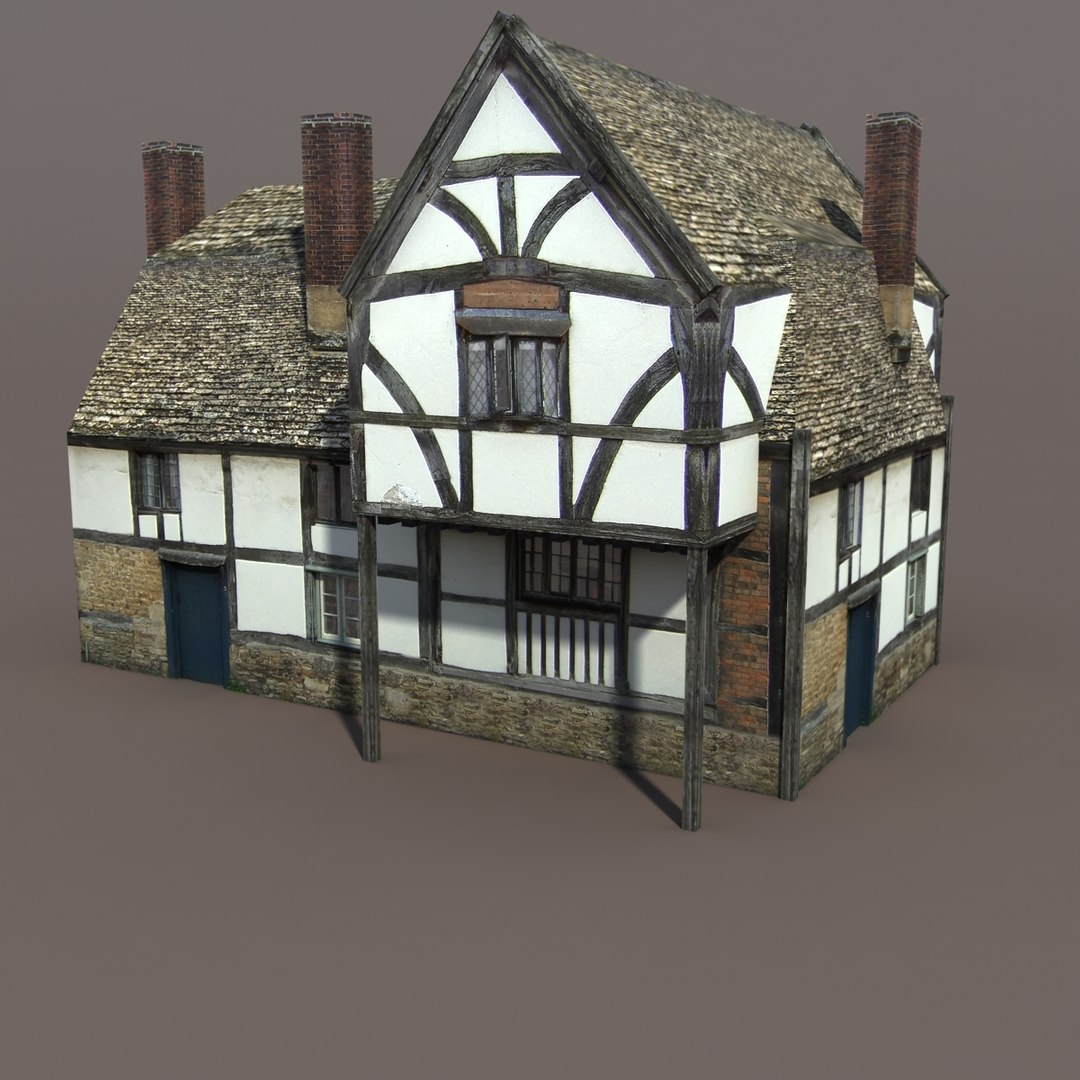 3d Building Exterior Modelled Model