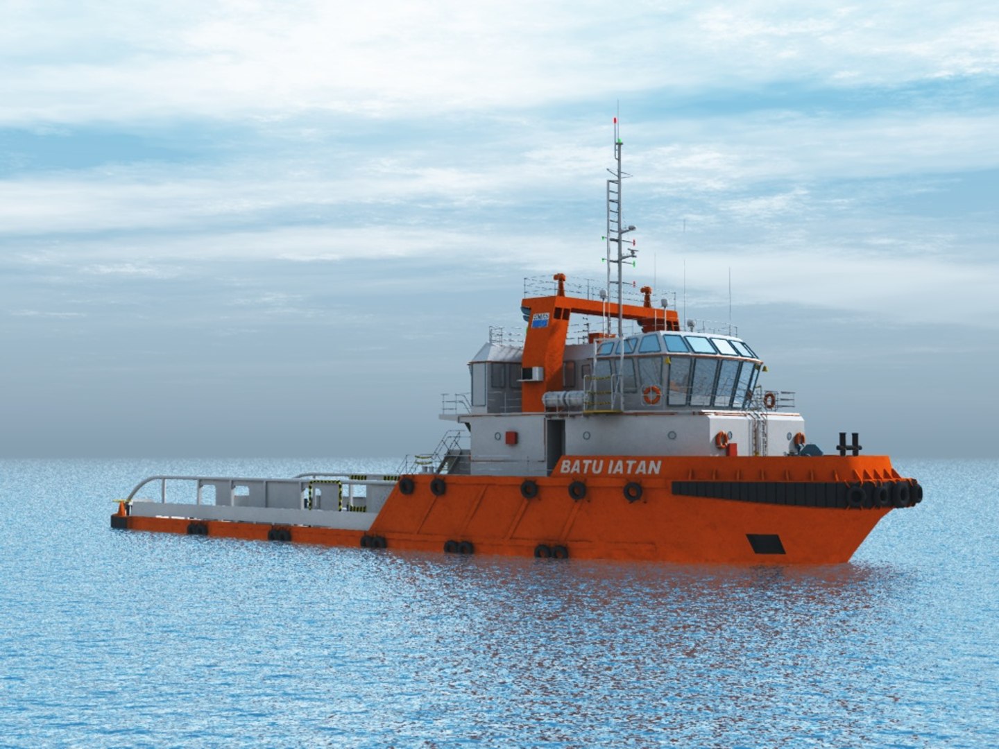 45m Tugboat 3d Max