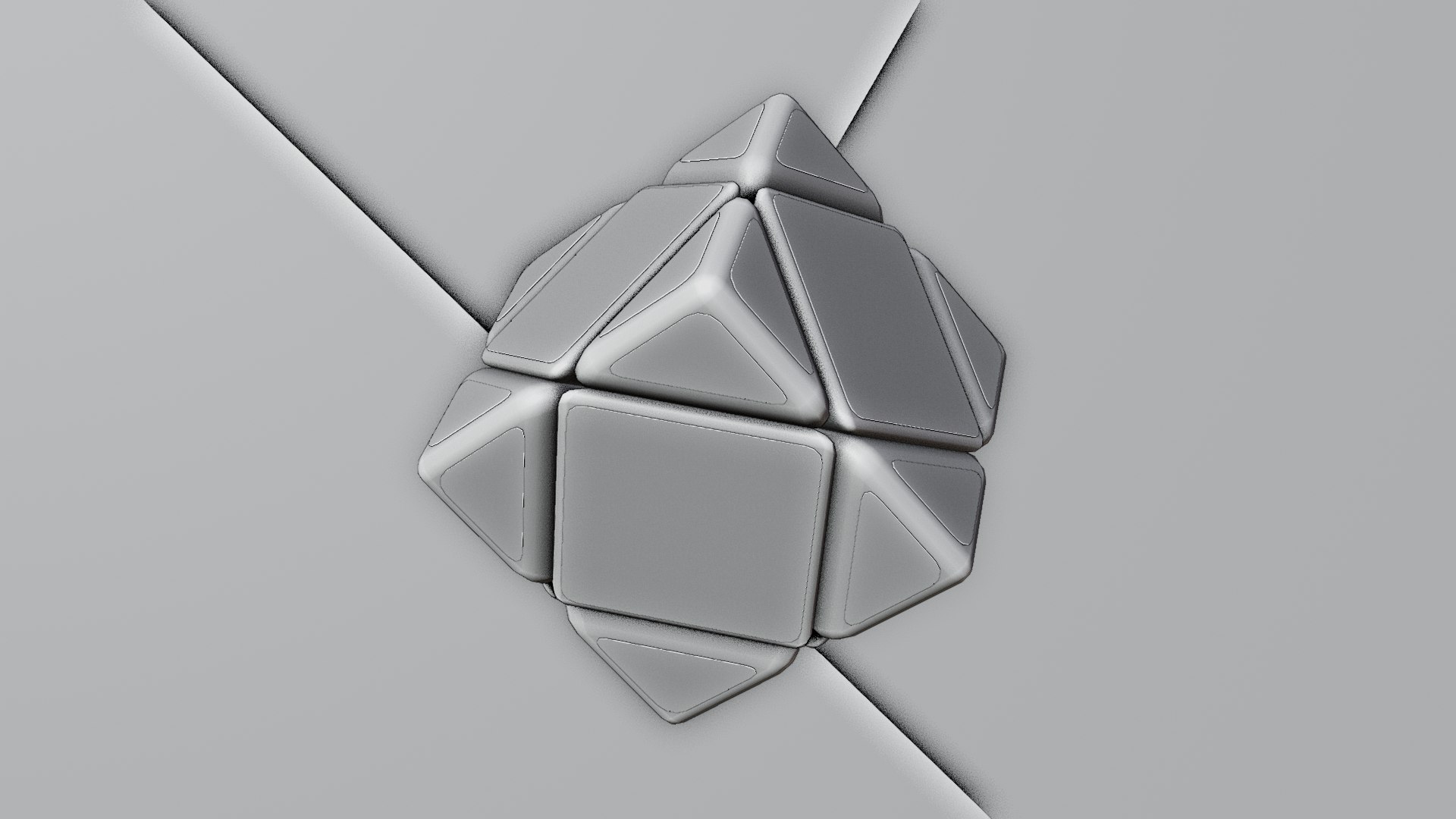 Skewb Cube 3D Model - TurboSquid 2233730