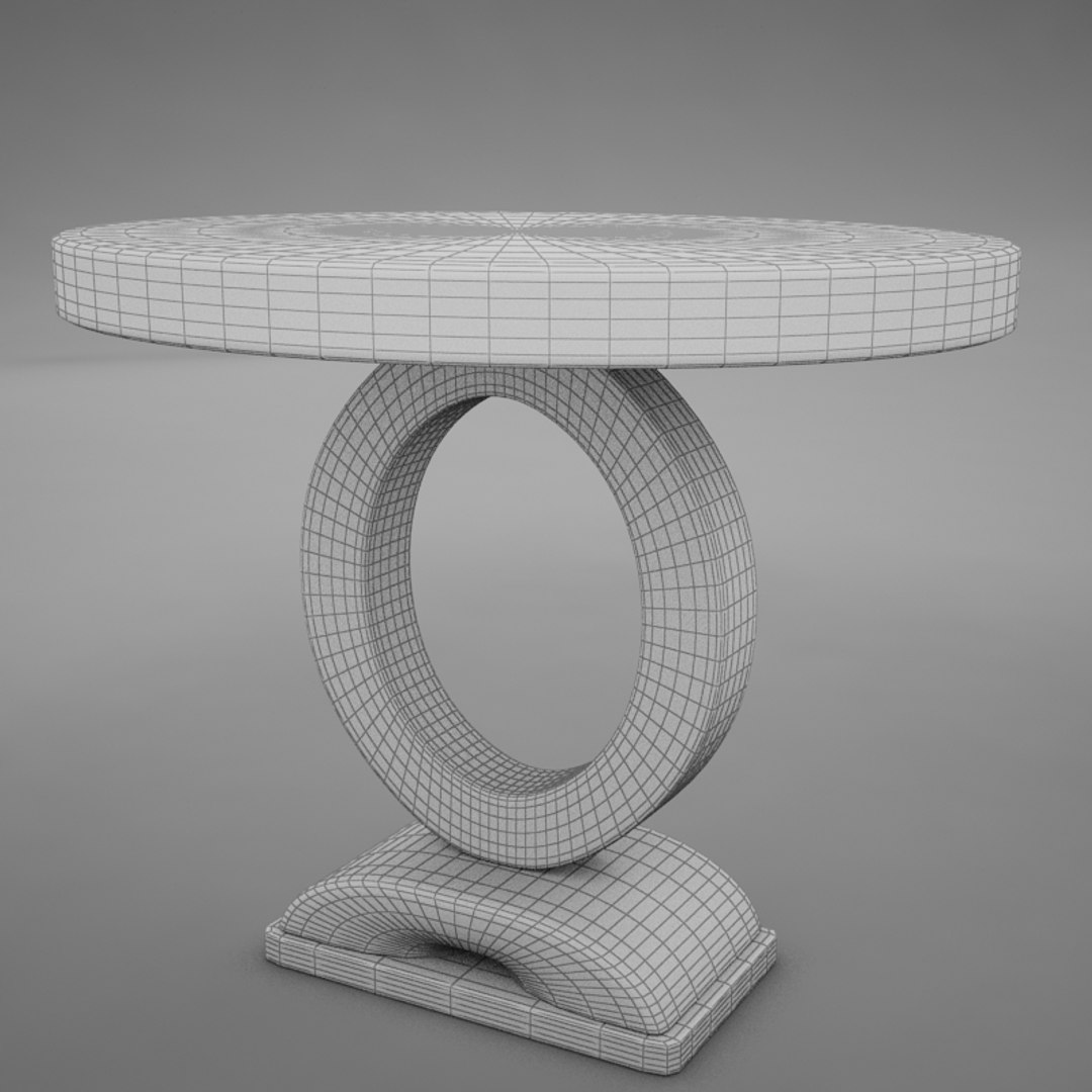 dining room buffet table 3d 3ds