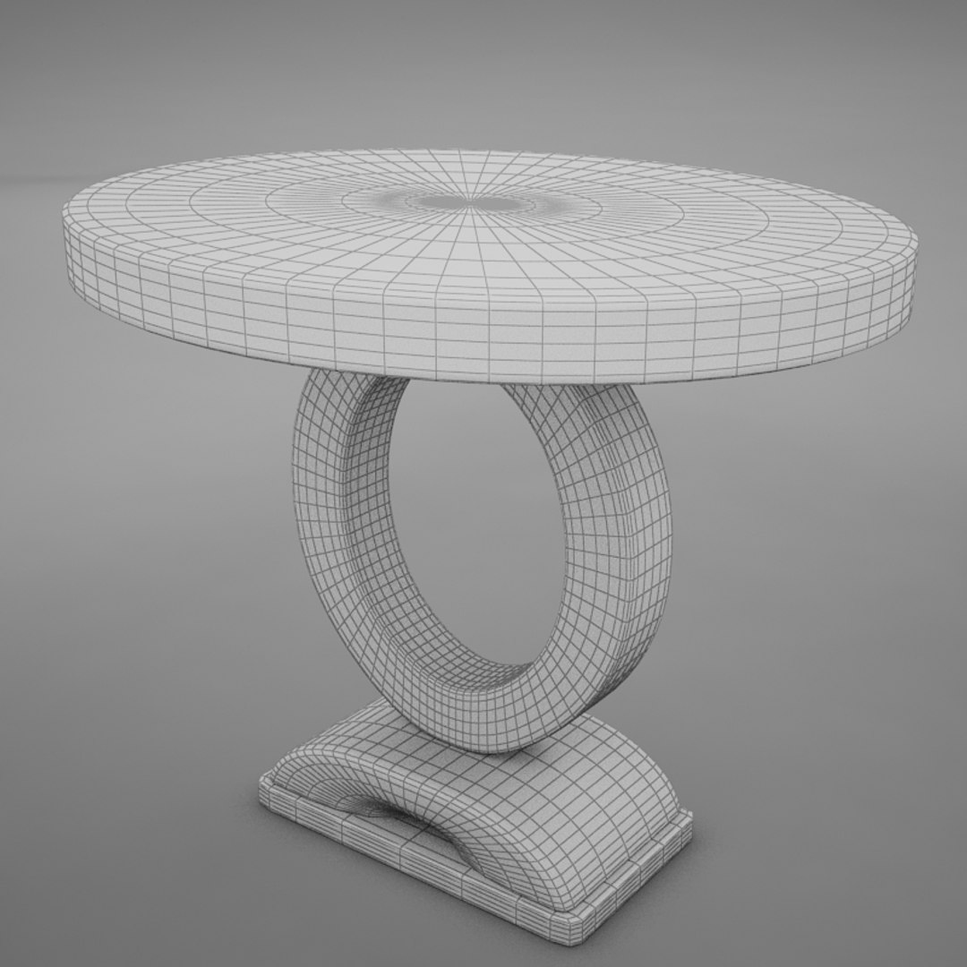 dining room buffet table 3d 3ds