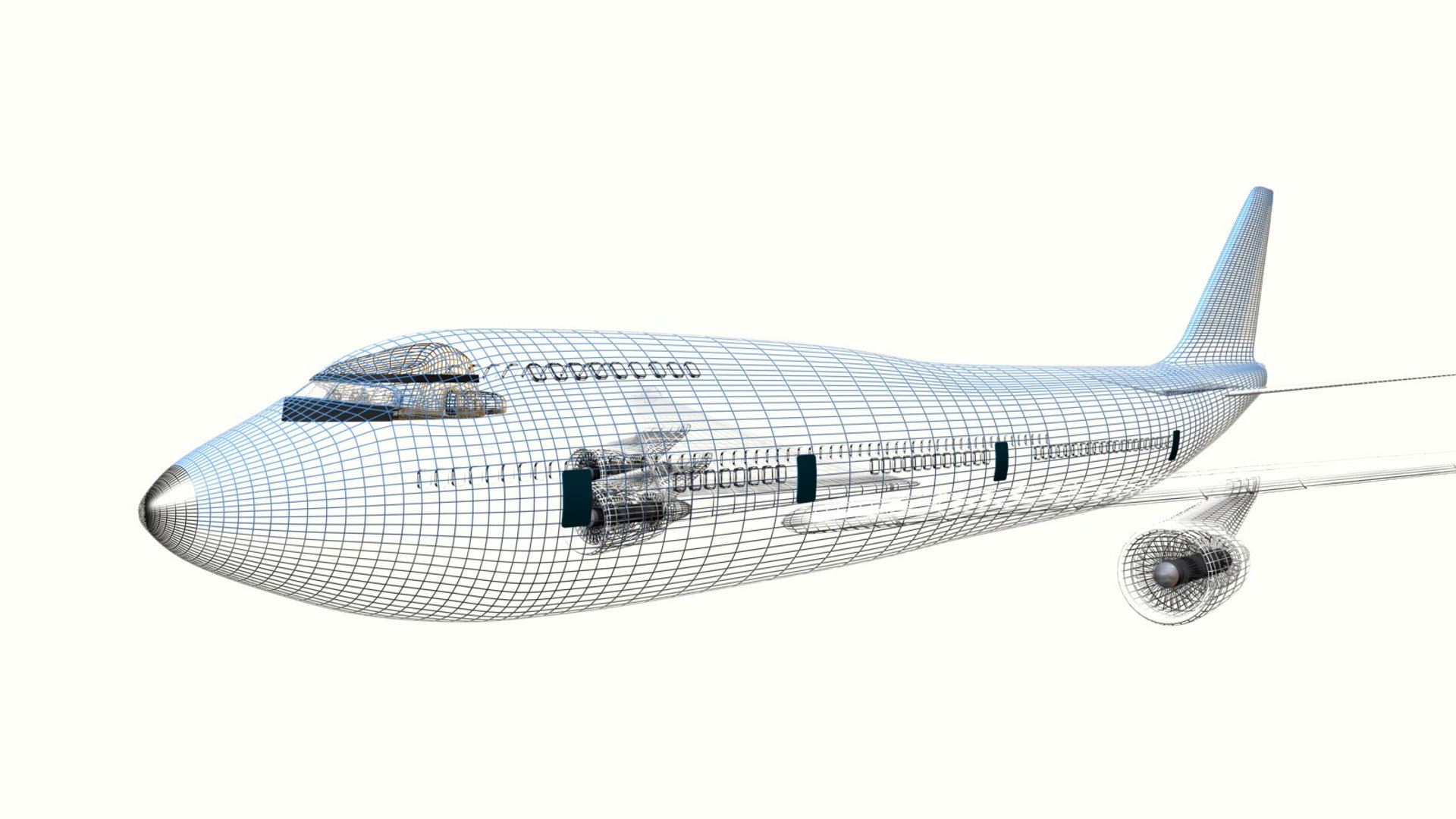 3d 400 Series Boeing 747