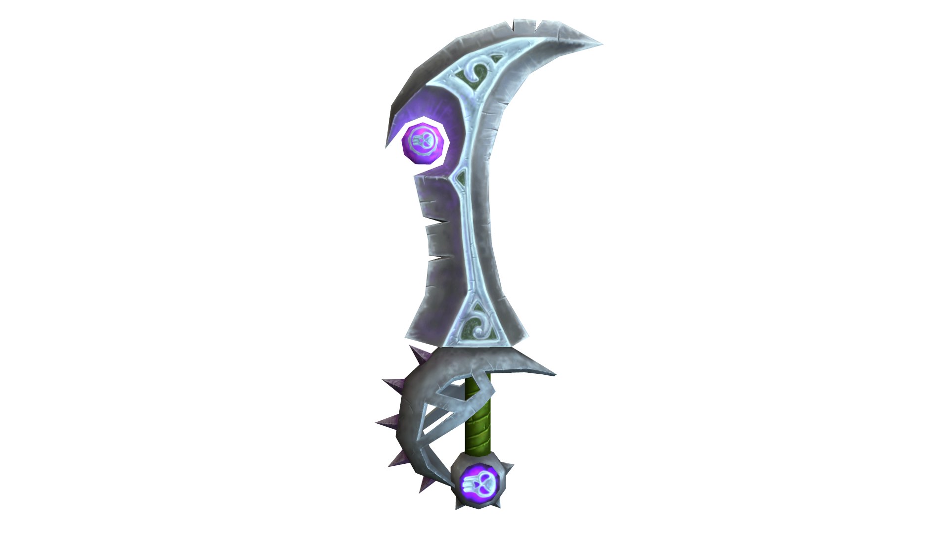 Hand-painted Sword Violet 3d Model