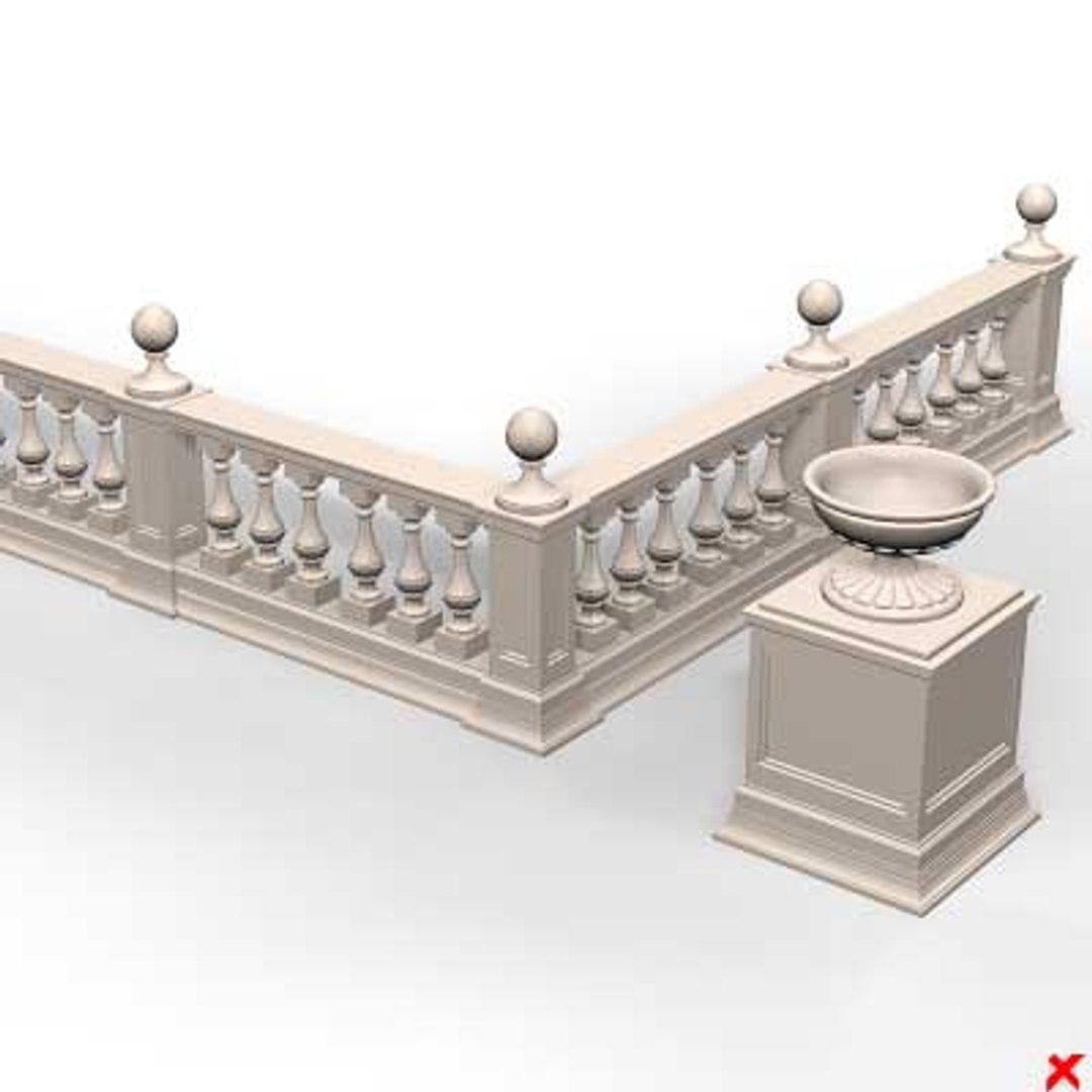 3ds Max Balustrade