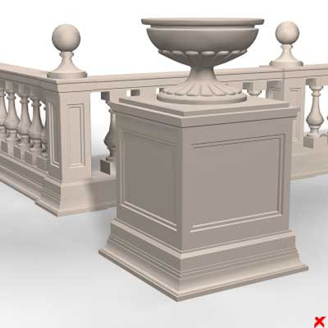 3ds Max Balustrade