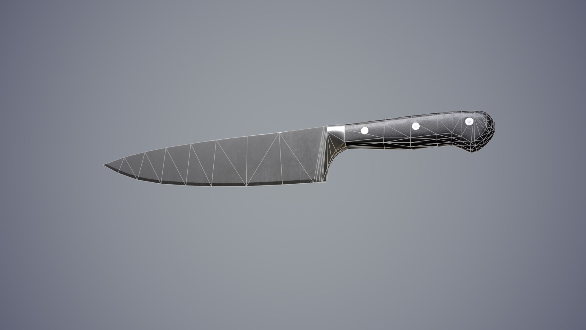 3D Kitchen Knife Model - TurboSquid 2321368