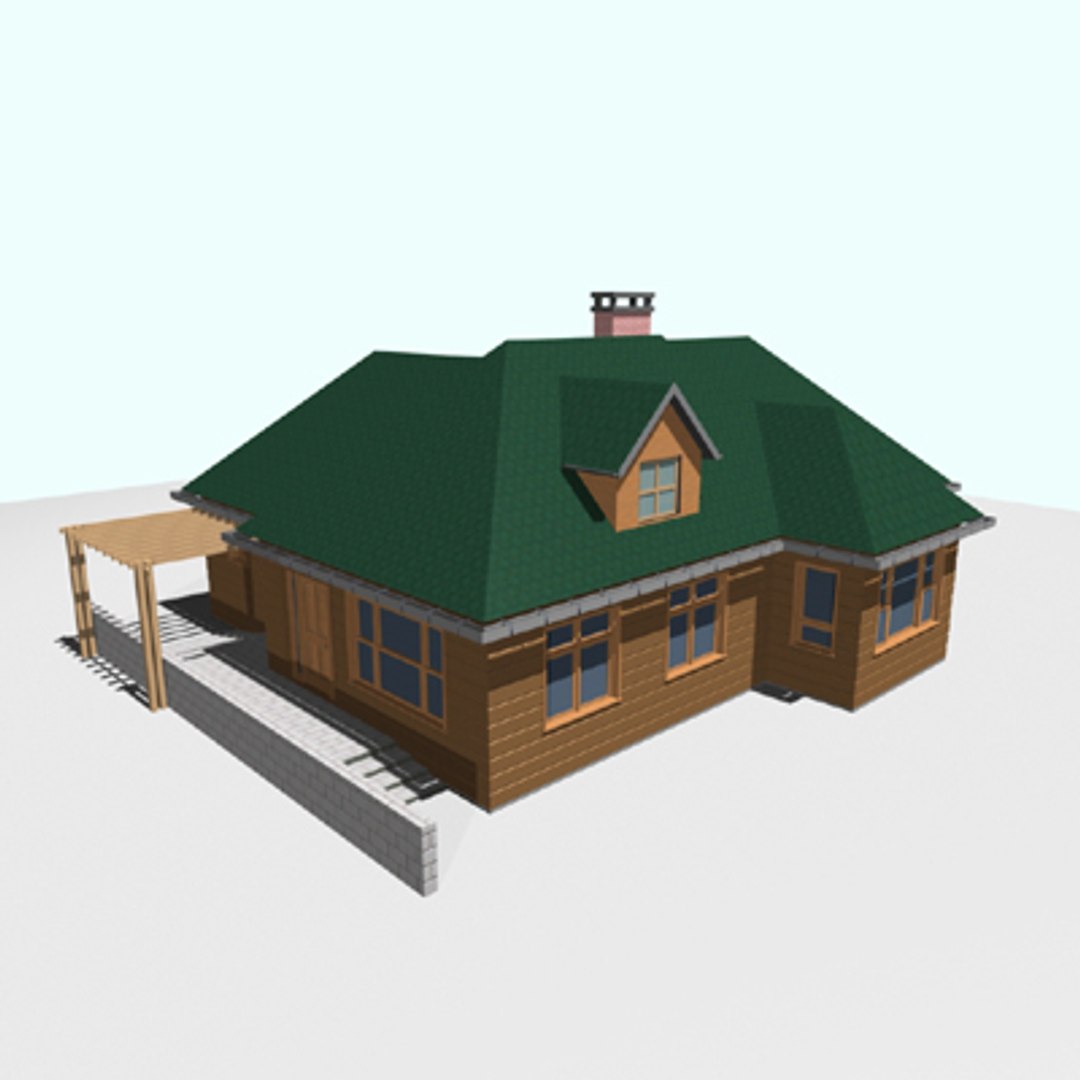 3d house building model