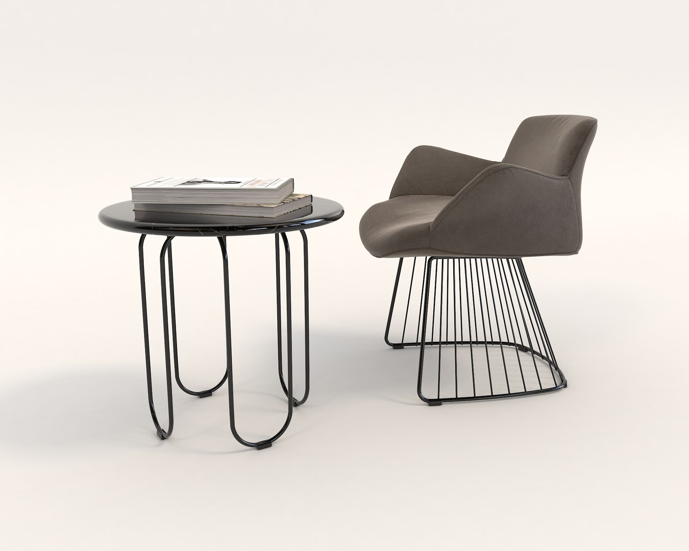 3D contemporary design chair model - TurboSquid 1625113