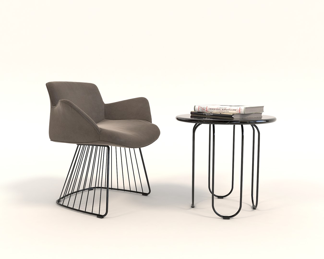 3D contemporary design chair model - TurboSquid 1625113