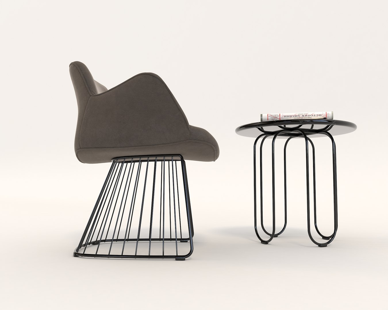 3D contemporary design chair model - TurboSquid 1625113