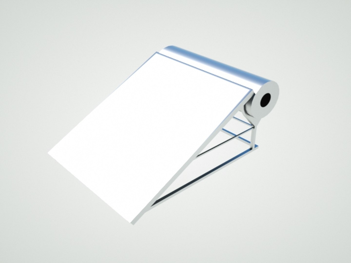 Solar Water Panel 3D Model - TurboSquid 1219683