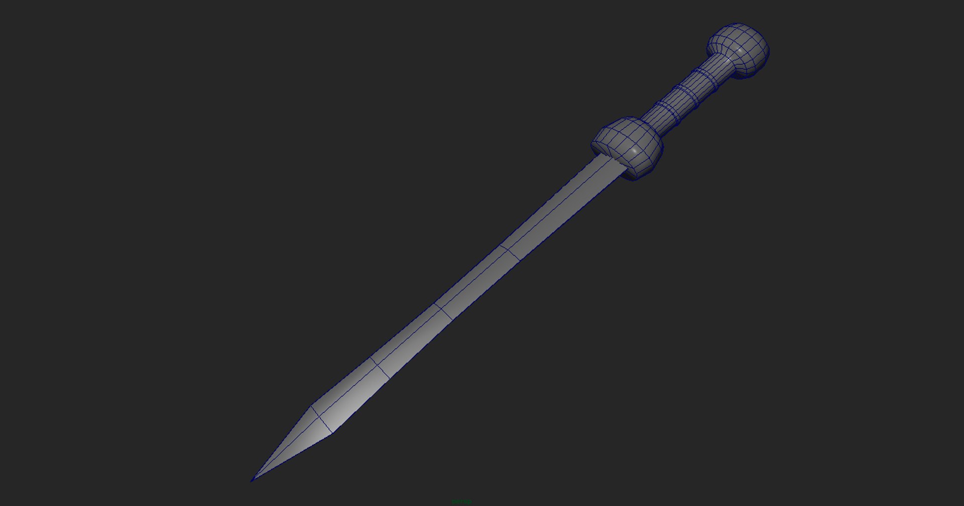 3d Roman Short Sword Model