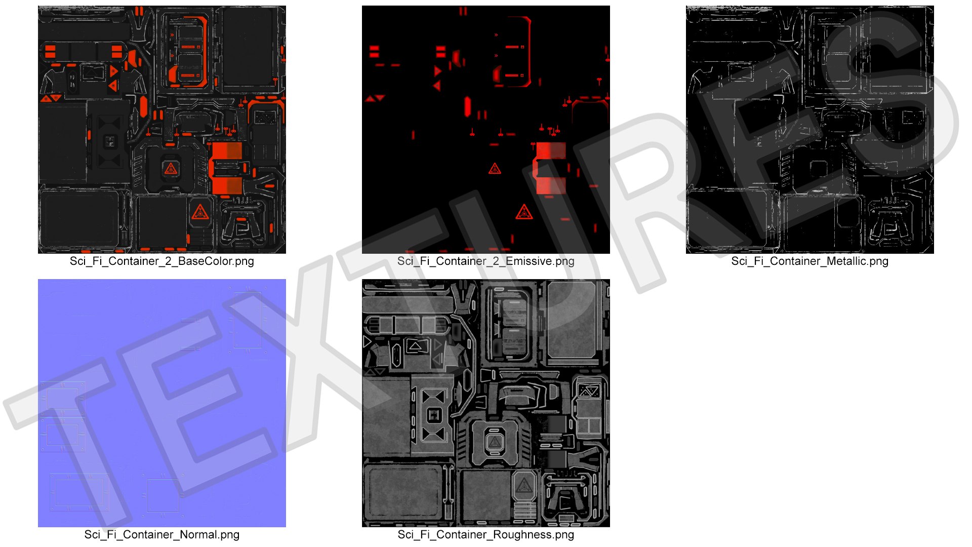 Sci-Fi Command Console With Storage Crates 3D - TurboSquid 2349933