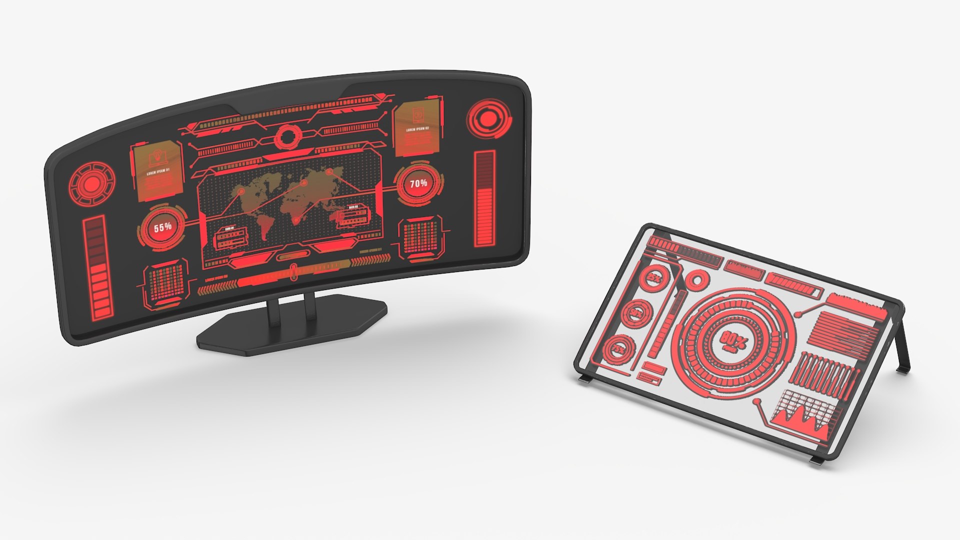 Sci-Fi Command Console With Storage Crates 3D - TurboSquid 2349933