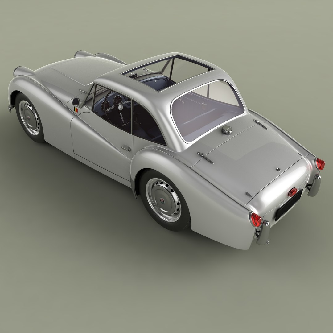 Triumph Tr2 Francorchamps Coupe 3ds