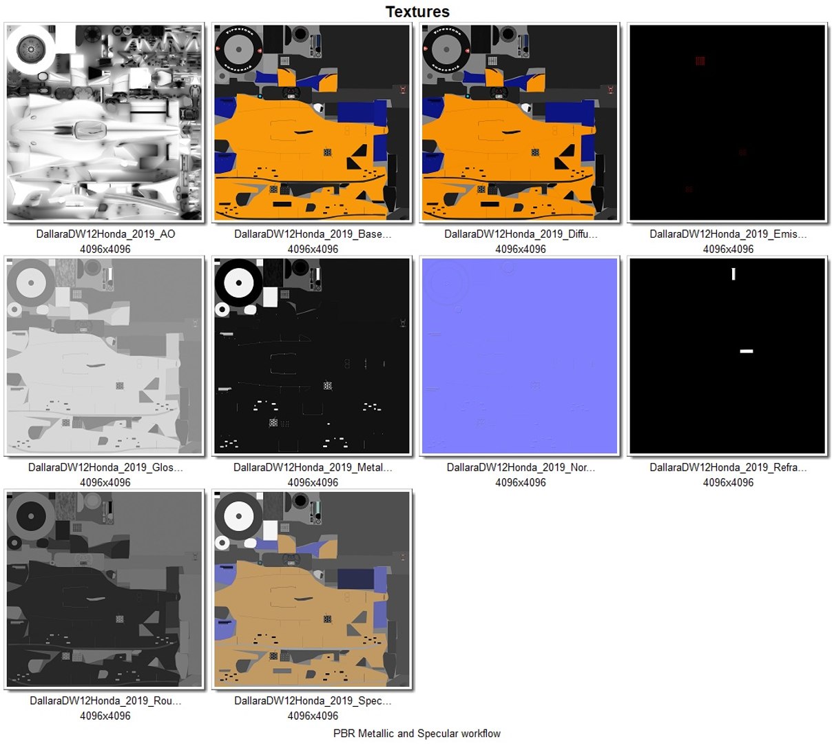 3D Indycar Season 2019 Road - TurboSquid 1400475