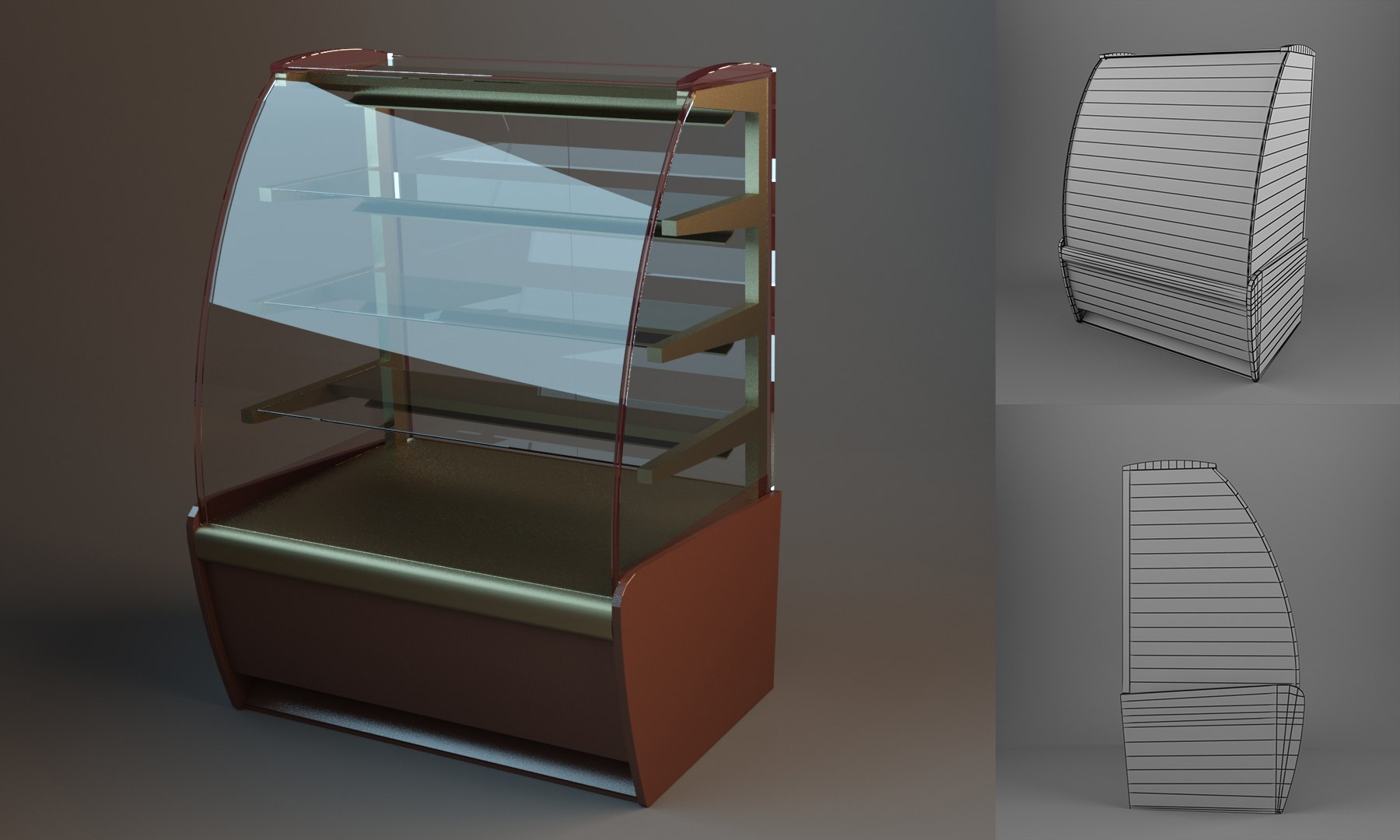 3d Model Showcase Case
